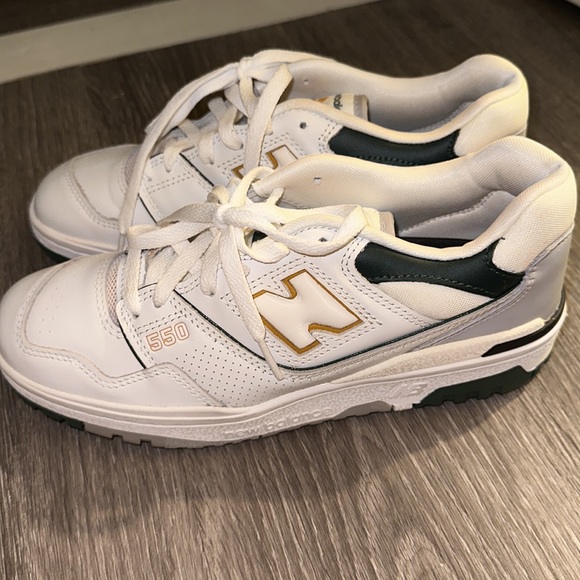 New Balance | Shoes | New Balance 55 White Nightwatch Green Us Mens ...